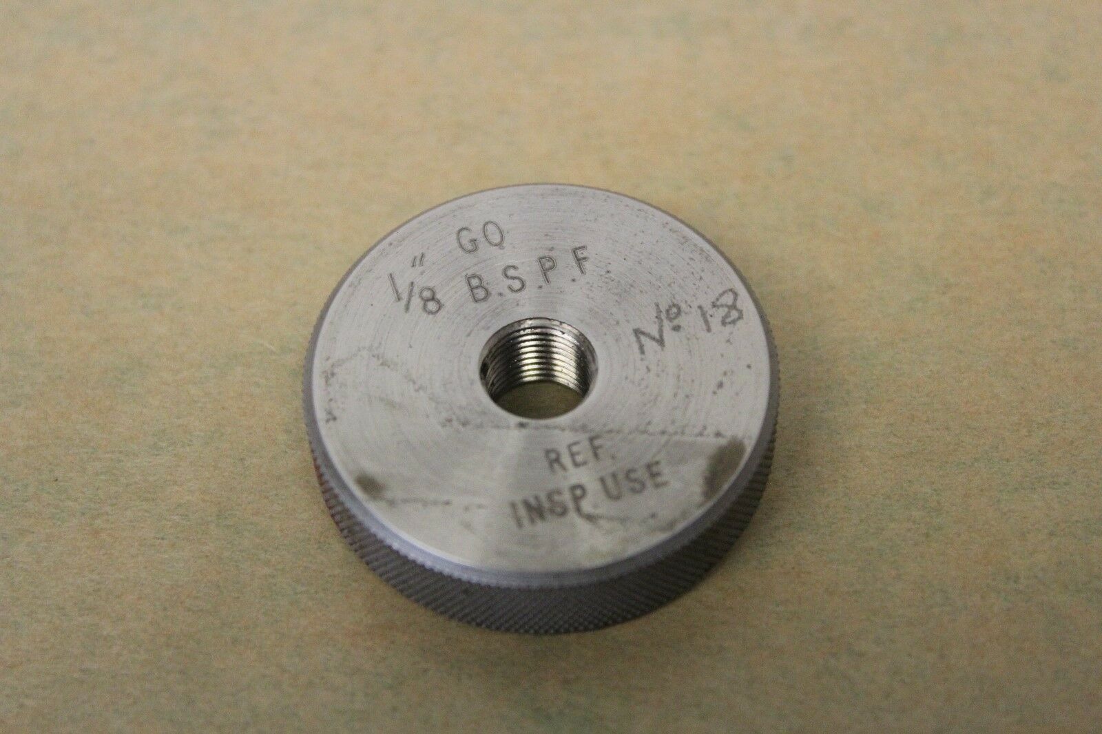 Matrix 1/8″ x 28 Tpi BSPF GO Screw Thread Ring Gauge ME710 – Toolz4You